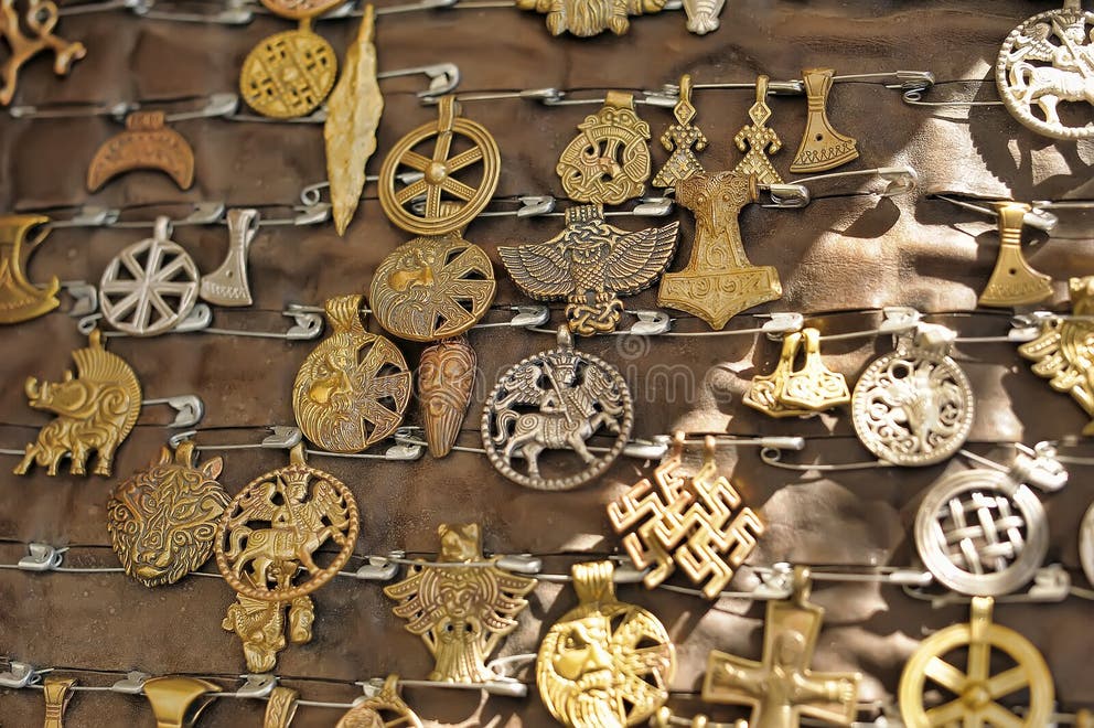 Copper amulets stock image. Image of color, decorative - 43024329