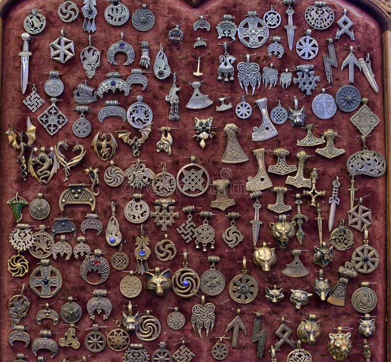 Copper amulets stock photo. Image of fortune, handmade - 52131748