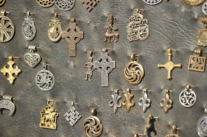 Copper amulets stock photo. Image of fortune, handmade - 52131748