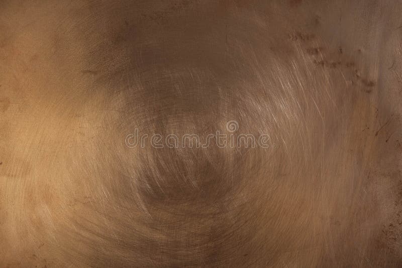 Copper Background for Design. Copper Surface with Circular Scratches ...