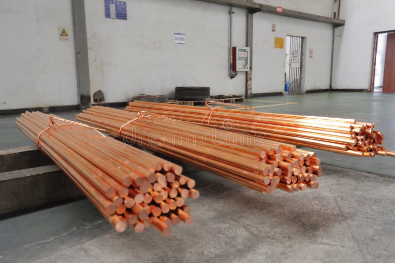 Copper Ball, Copper Column, Copper Bead Processing and Production Stock ...