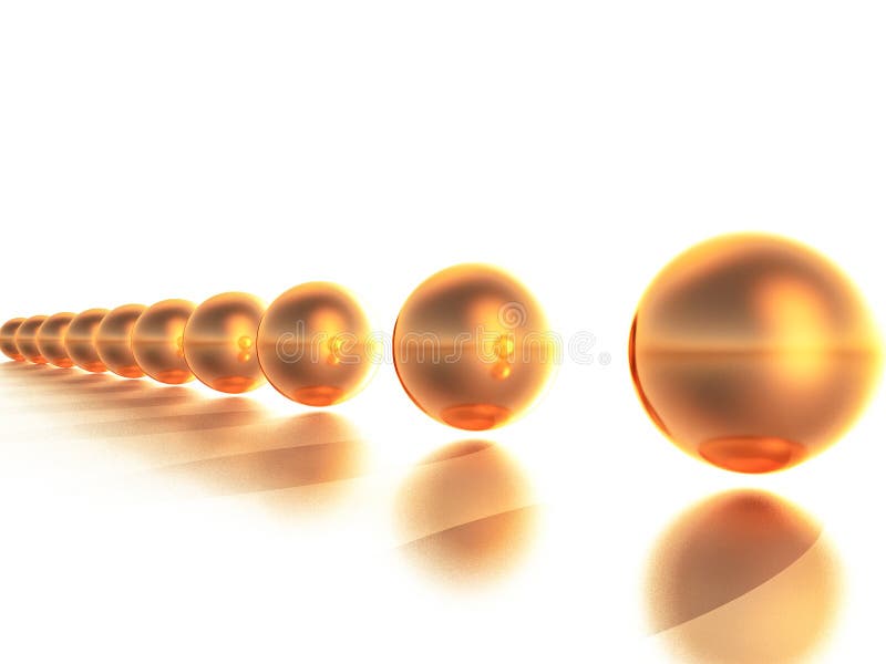 Copper balls stock illustration. Illustration of ring - 59466392