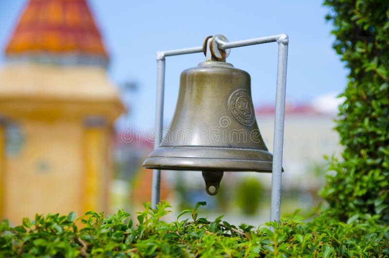 Copper bell stock photo. Image of arts, green, music - 42306368