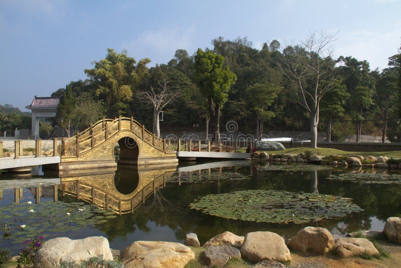 Copper bridge stock photo. Image of shore, azure, horizon - 12947184