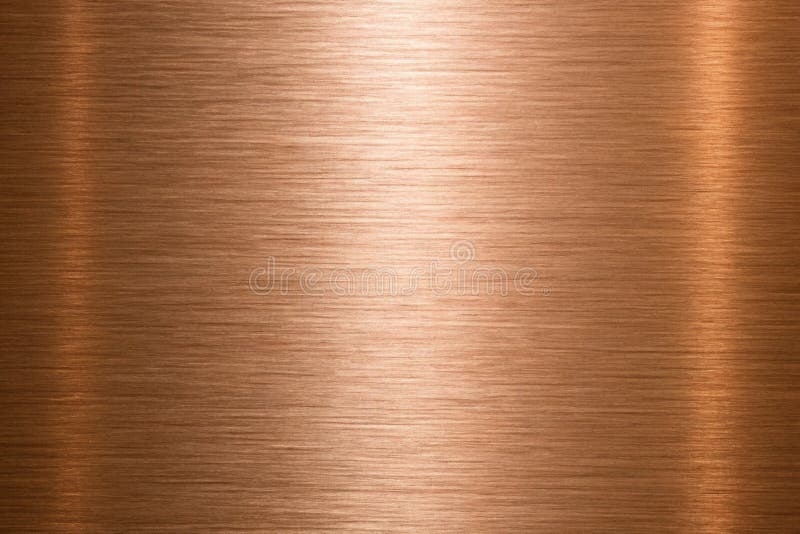 Copper or Bronze Brushed Metal Background or Texture Stock Illustration ...