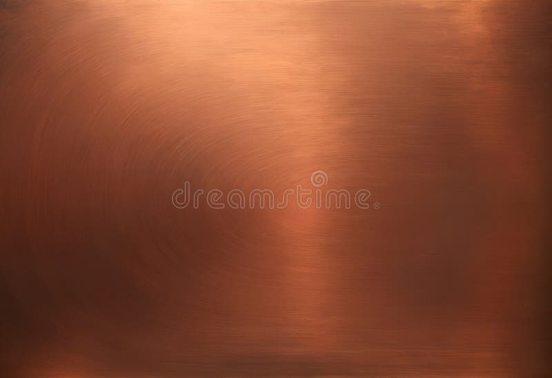 Copper Bronze Metal Background, Closeup View of Brushed Copper Colored ...