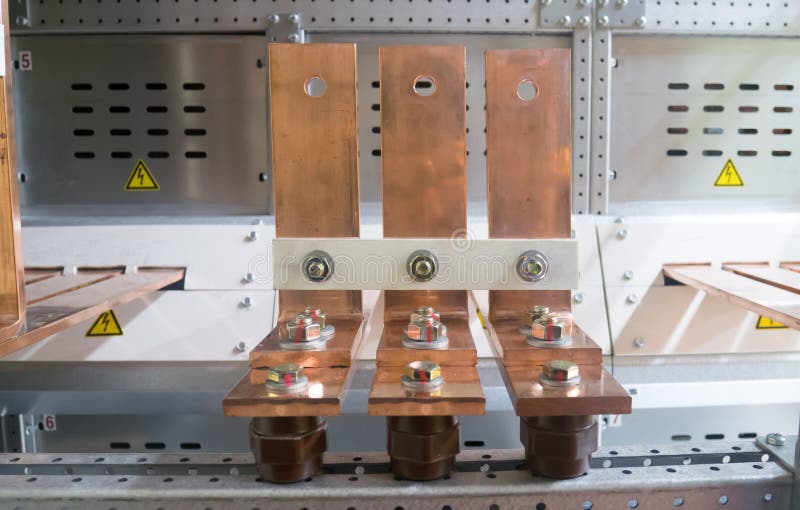 Ground Bus Bar stock image. Image of processing, earthing - 55782045