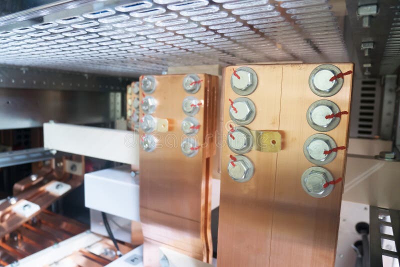 Ground Bus Bar stock image. Image of processing, earthing - 55782045