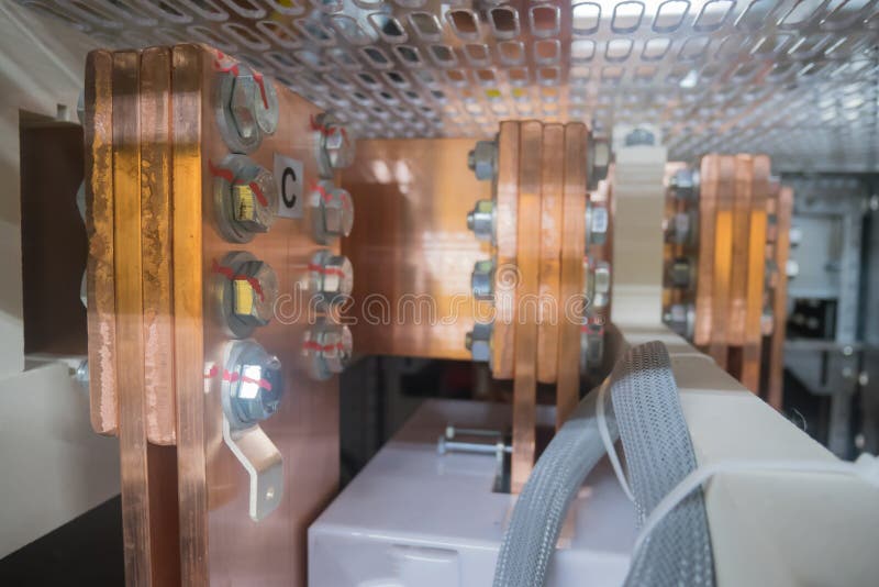 Ground Bus Bar stock image. Image of processing, earthing - 55782045