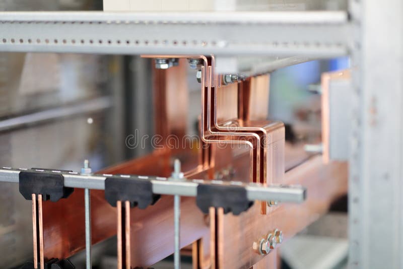 Copper Busbar Trunking System Stock Image - Image of order, room: 379415325