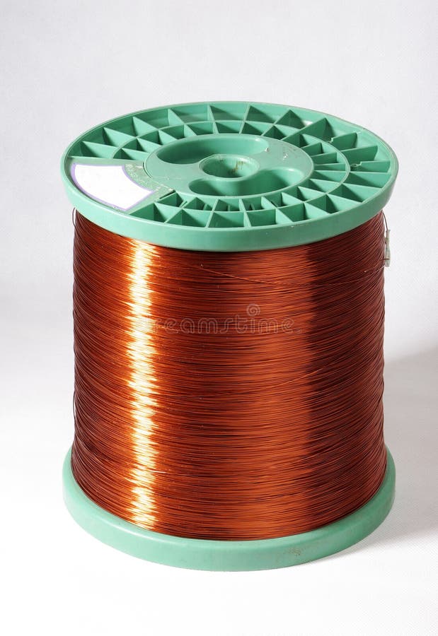 The coil of a copper wire stock photo. Image of computer - 2560090