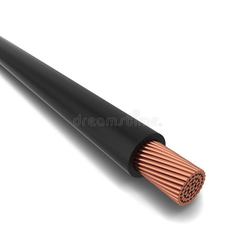 Copper cable stock illustration. Illustration of speed - 49672627