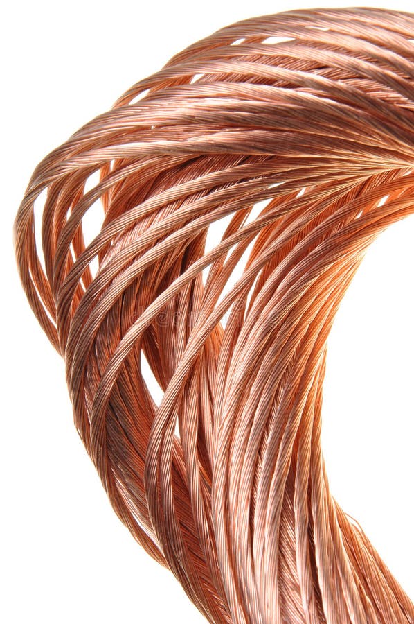 Copper cable stock image. Image of cable, industry, copper - 40570363