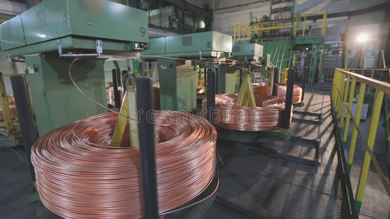 Copper Cable Production Workshop General Plan from Above, Interior of a ...