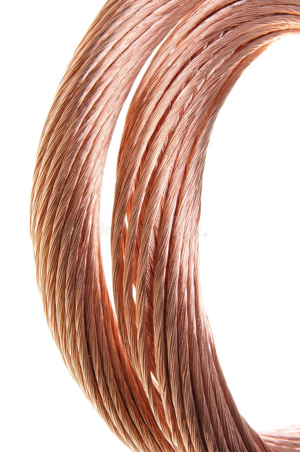 Copper Cable, Non-ferrous Metals Stock Photo - Image of industry, cool ...
