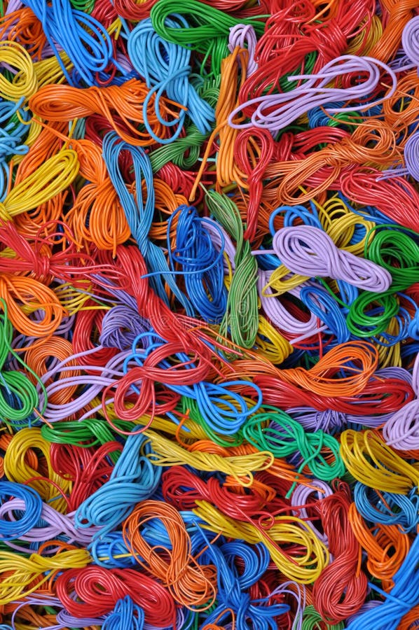 Copper Cable Scrap Recycling Stock Photo - Image of energy, conductor ...