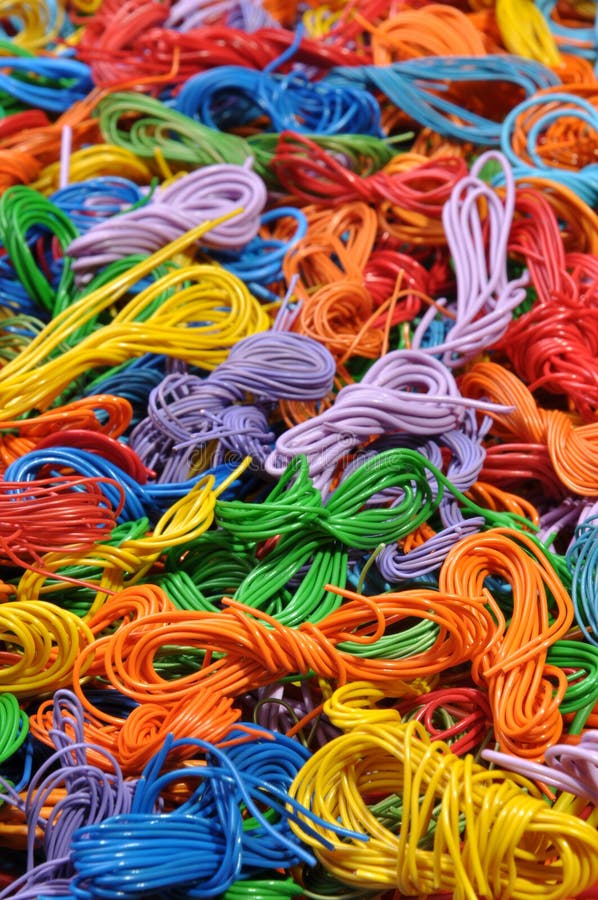 Copper Cable Scrap Recycling Stock Photo - Image of factory, dirty ...