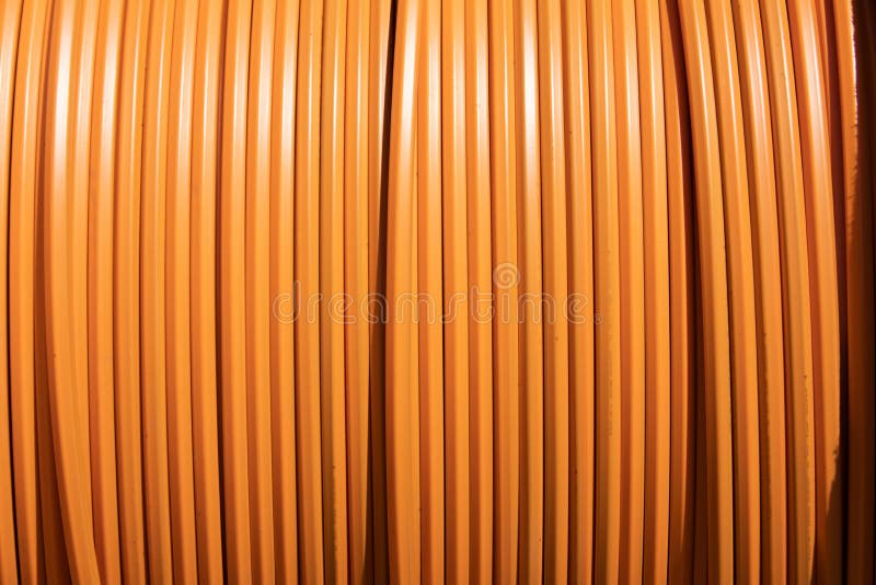 Copper cables for laying stock image. Image of colored - 227516675