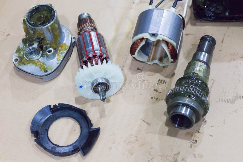 Copper Coil of Electrical Motor Stock Image - Image of wire, coil: 85325867