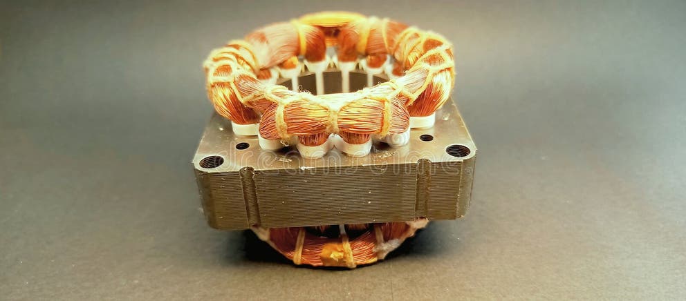 Copper Coils Which are Usually Called Dynamos Stock Photo - Image of ...