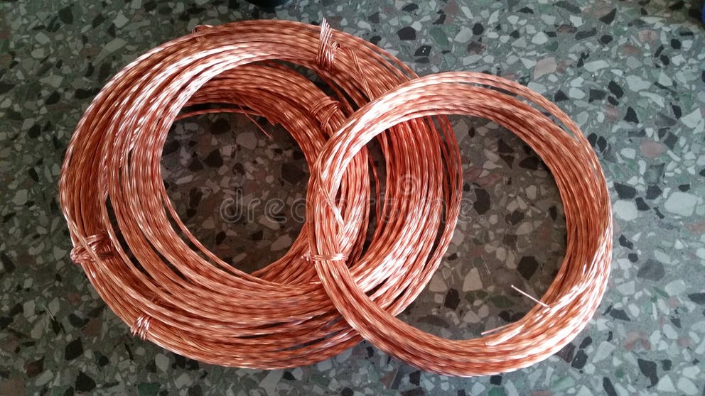 Bare Bright Copper Wire Stock Photos - Free & Royalty-Free Stock Photos ...