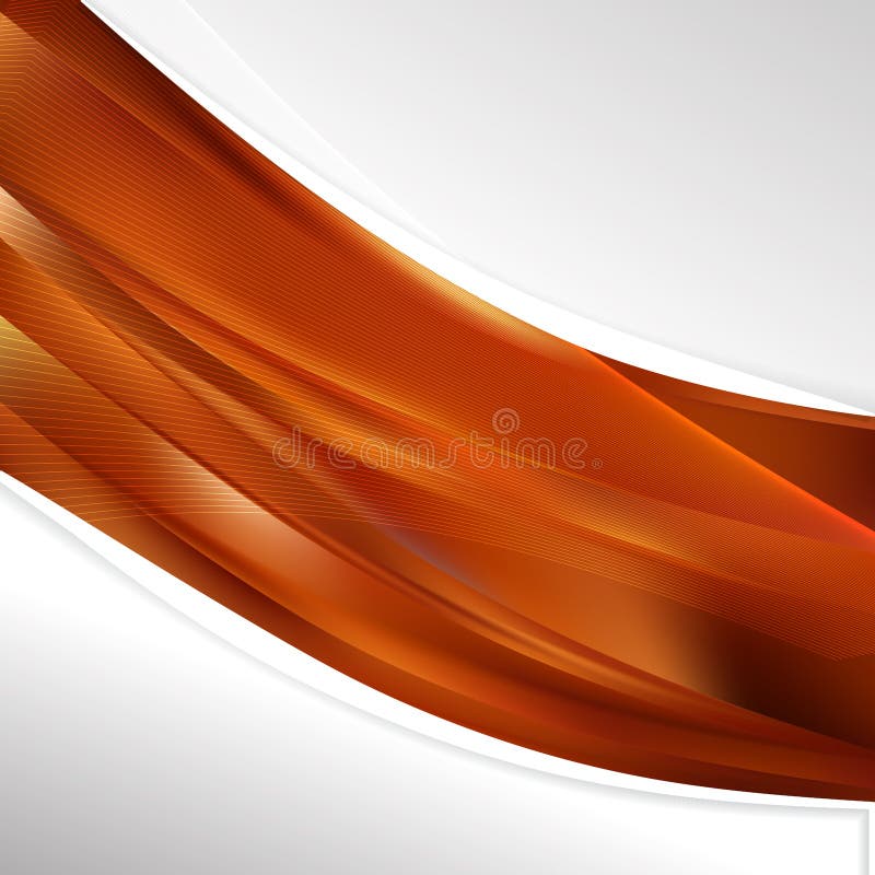 Copper Color Wave Business Background Stock Vector - Illustration of ...