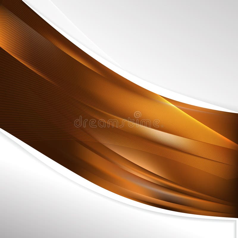 Copper Color Wave Business Background Vector Art Stock Vector ...