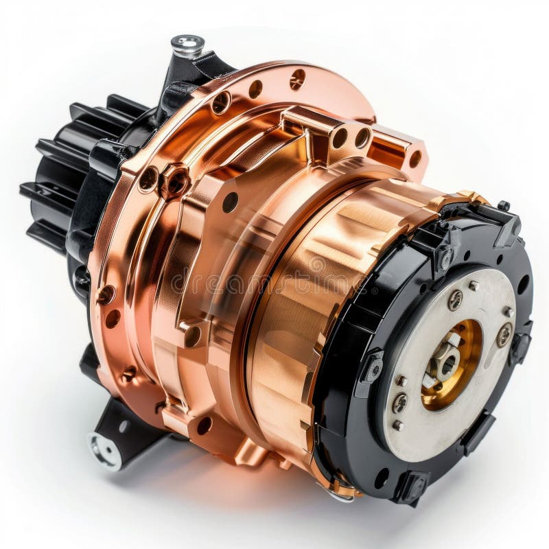 Copper-Colored Automotive Engine Component. Generative Ai Stock ...