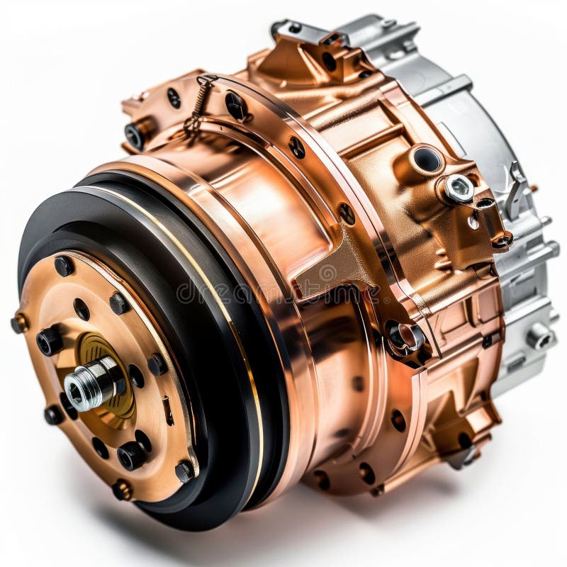 Copper-Colored Automotive Engine Component. Generative Ai Stock ...