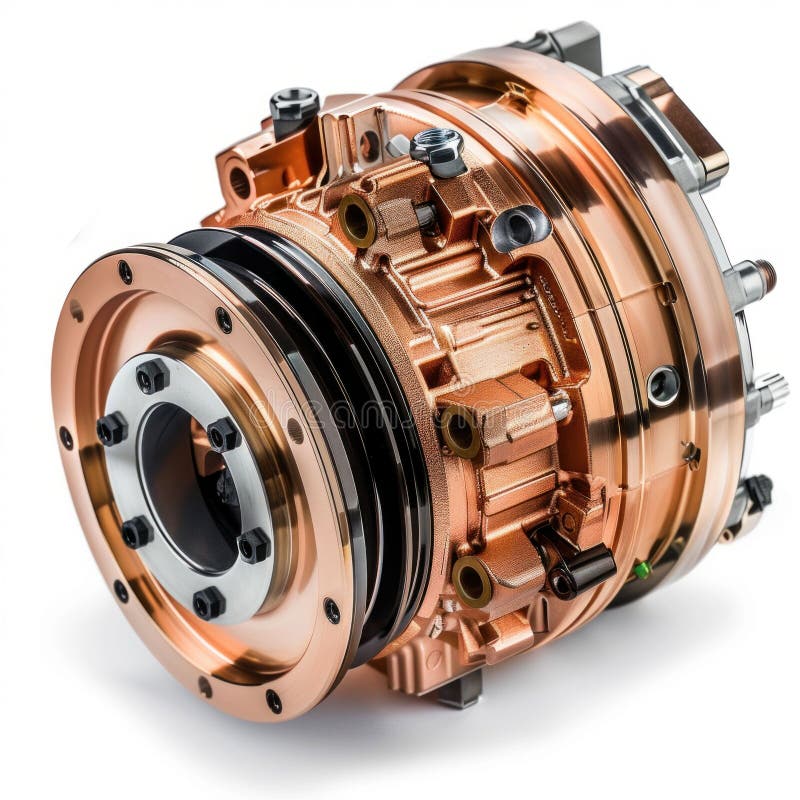 Copper-Colored Automotive Engine Component. Generative Ai Stock ...