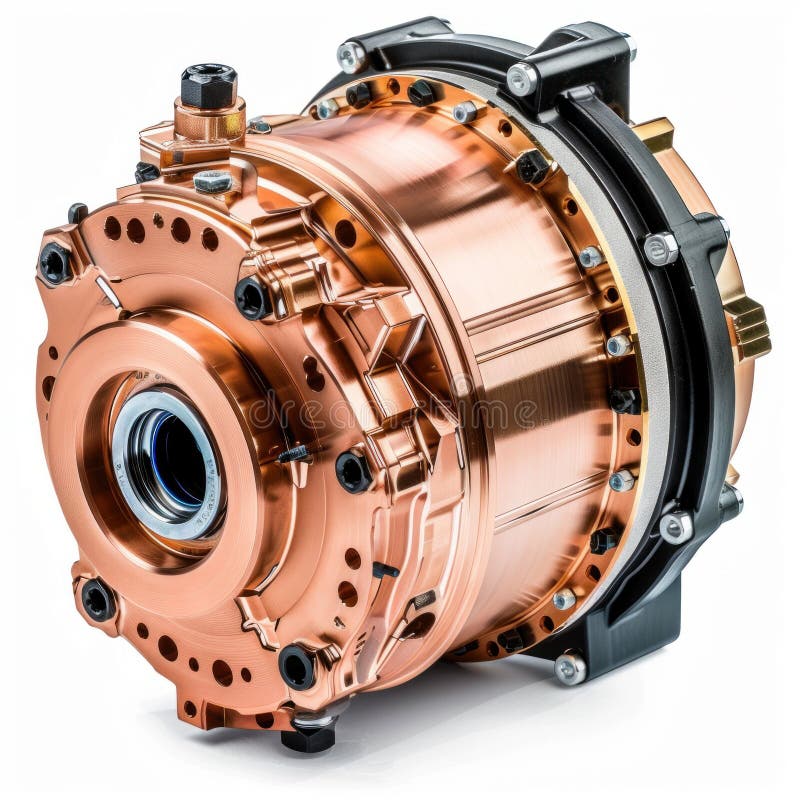 Copper-Colored Automotive Engine Component. Generative Ai Stock ...