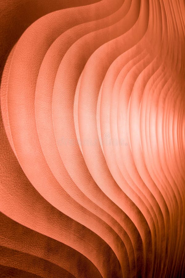 Copper Colored Leather Texture or Background Stock Photo - Image of ...