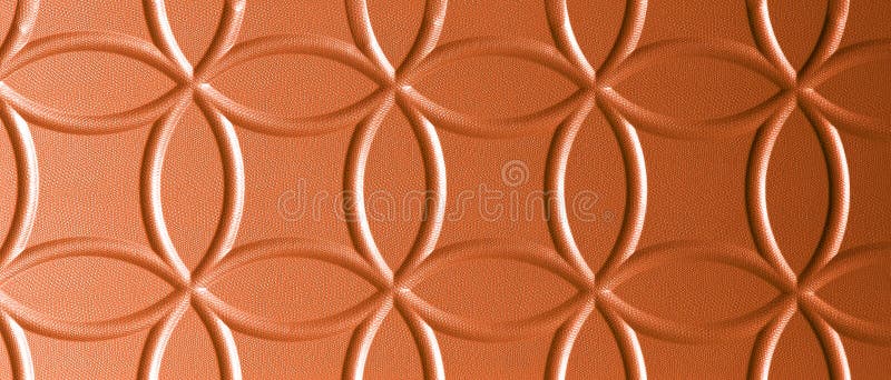 Copper Colored Leather Texture or Background Stock Photo - Image of ...