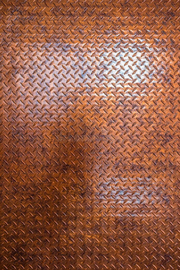 Copper Diamond Plate for Texture or Background Stock Photo - Image of ...