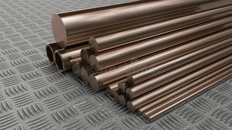 COPPER elements round stock illustration. Illustration of abstract ...