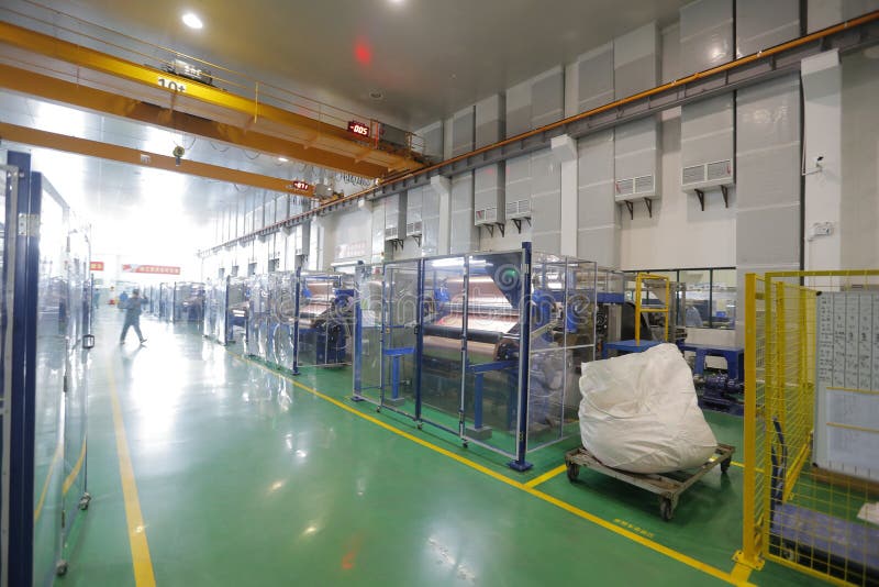 Copper Cutting Machine for Copper Treatment Process Stock Photo - Image ...