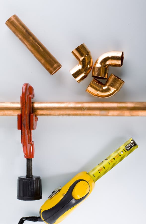 Copper fittings stock photo. Image of assembly, installation - 63443670