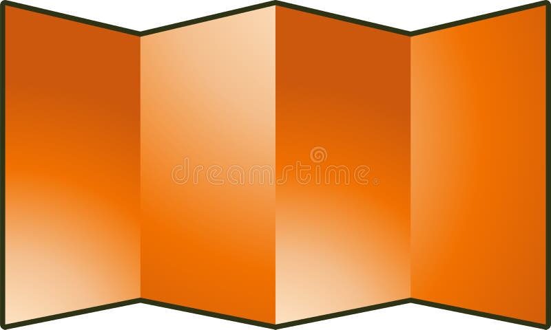 Copper folding screen stock vector. Illustration of screen - 198383855