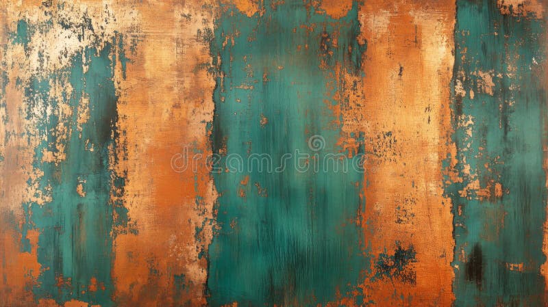 Copper and Green Metal Texture Background Stock Illustration ...