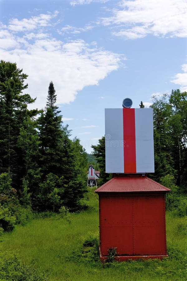 Copper Harbor Range Lights 838569 Stock Image - Image of navigation ...