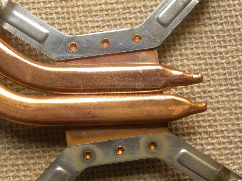 Copper heat pipe device stock photo. Image of device - 186428500