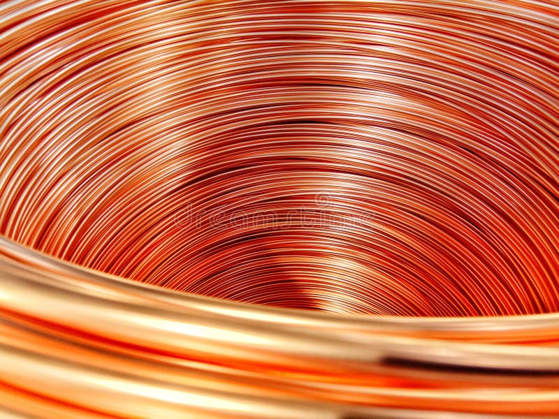 Copper inflatable loop. stock image. Image of inflatable - 228199555