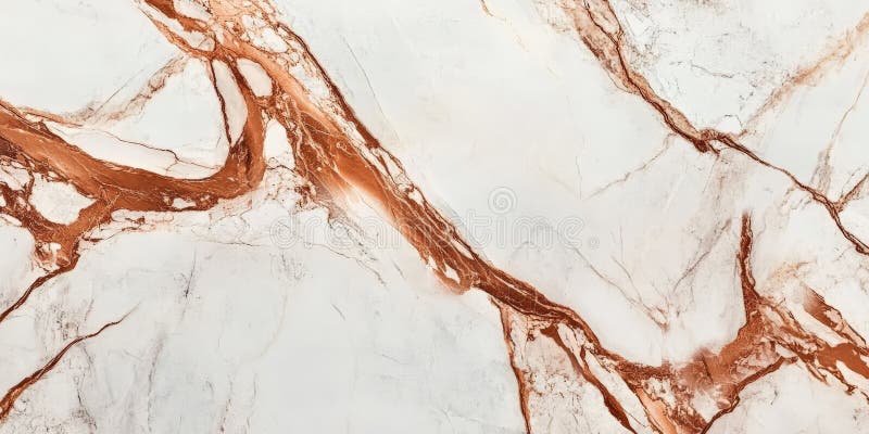 Copper-infused Marble Background with Warm Reddish Veins, Industrial ...