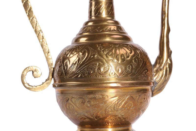 Copper Jug Traditional Arabic Ornaments Stock Photos - Free & Royalty ...