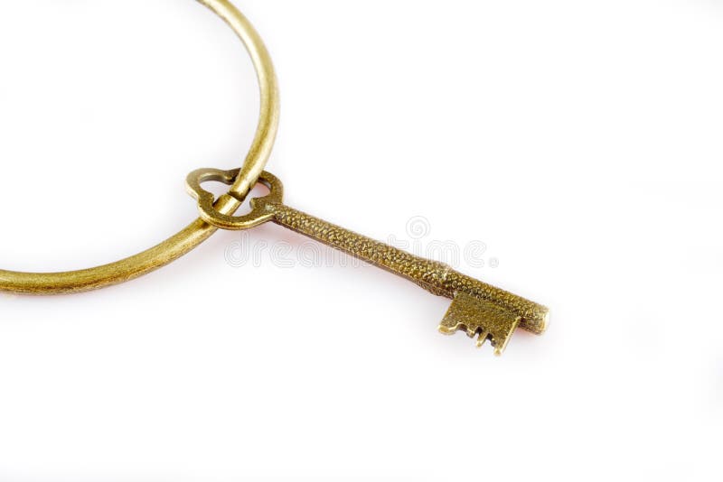 Copper key stock image. Image of closeup, mystery, background - 38648383