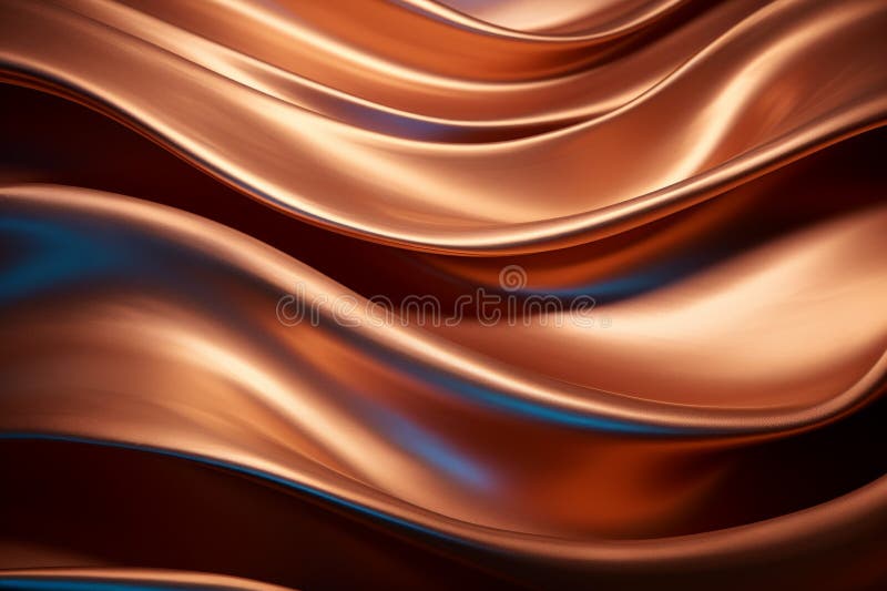 Copper Material Structure Background - Generative AI Stock Illustration ...