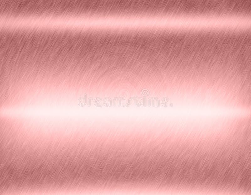 Copper Metal Brushed Background Stock Illustration - Illustration of ...