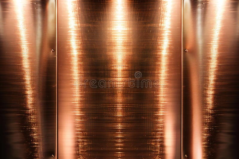 A Copper Metal Texture with Smooth, Shiny Surface, Perfect for Creating ...