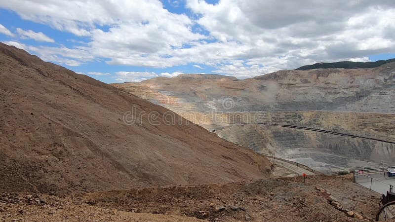 Copper mine in Utah stock footage. Video of environmental - 255759894
