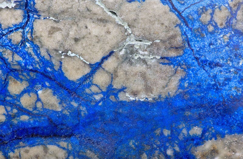 Copper Mineral Azurite Closeup Stock Image - Image of backgrounds ...